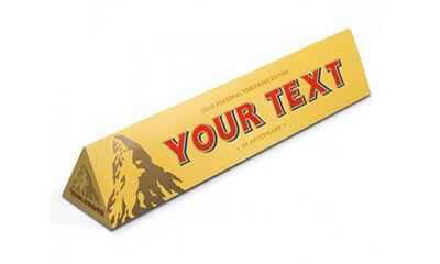 Free Personalised Toblerone