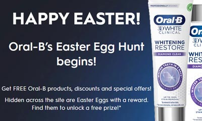 Free Oral-B 3D White Clinical Diamond Clean Toothpaste – Free Samples ...