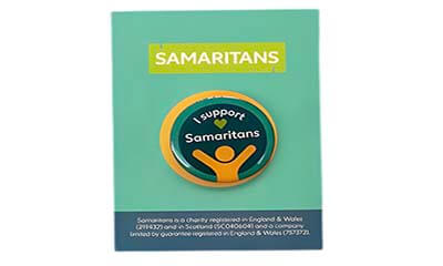 Free Samaritans Pin Badge – Free Samples | 100% Free Stuff + Freebies UK